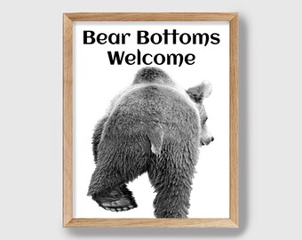 Bear Bottoms Welcome - Etsy