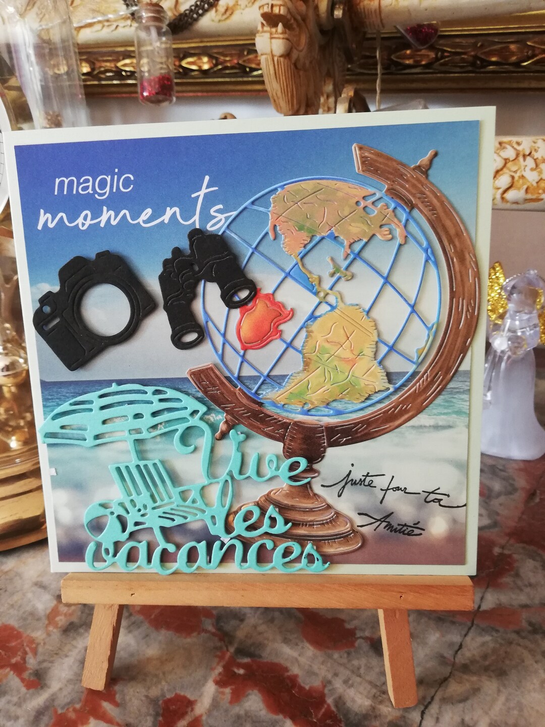 Carte Vive Les Vacances - Etsy