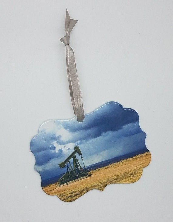 Oilfield Christmas Ornament Wyoming Oil and Gas Photo Gifts - Etsy
