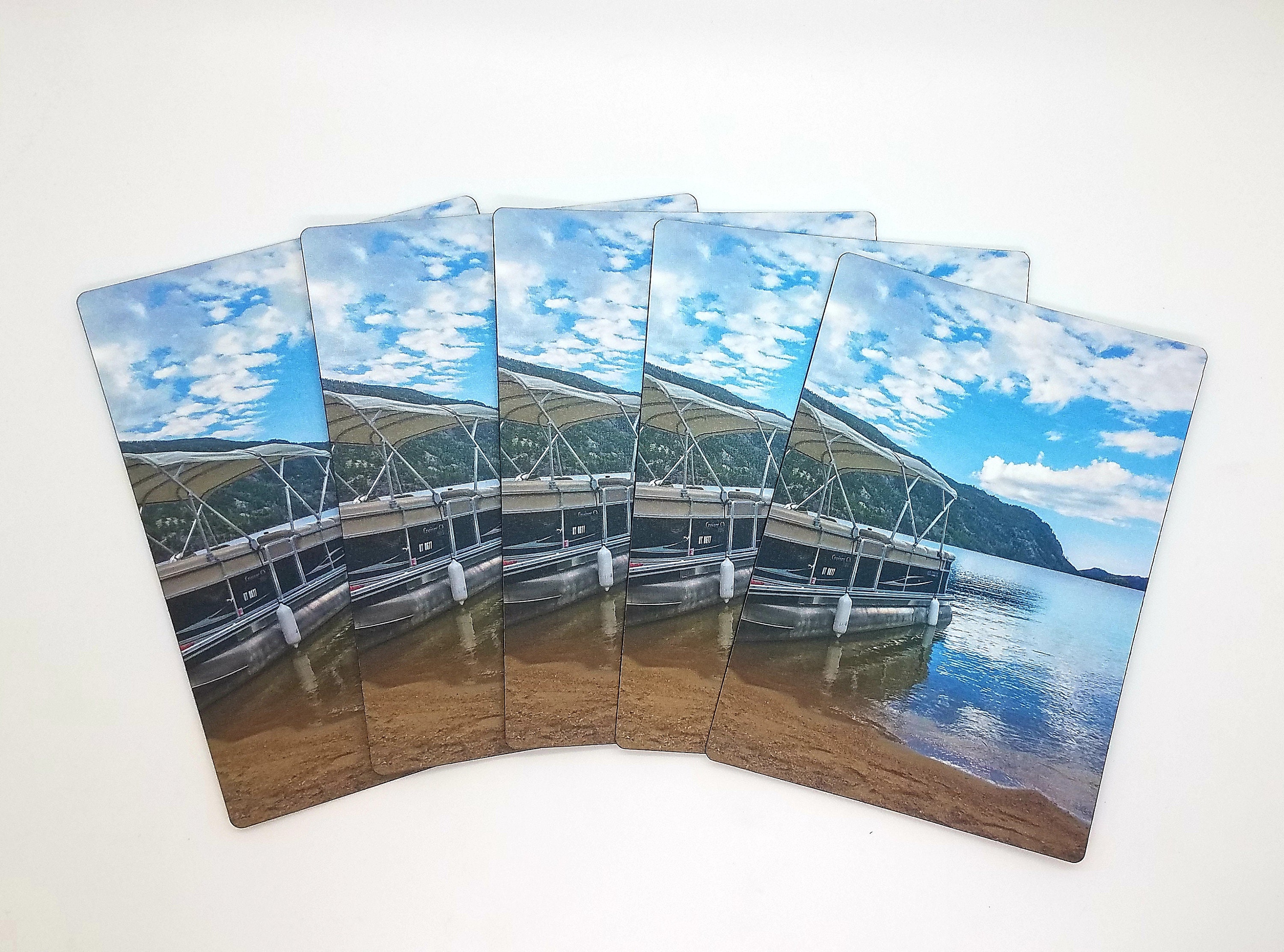 Pontoon Boat Refrigerator Magnets, Lake House Decor Gifts, Wyoming ...