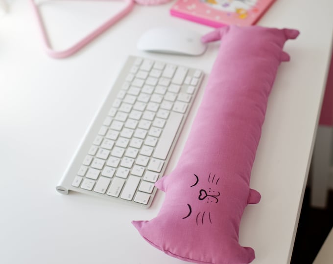 Ergonomic Wrist Rest Keyboard Mouse Pad Mousepad Pillow Cat | Etsy
