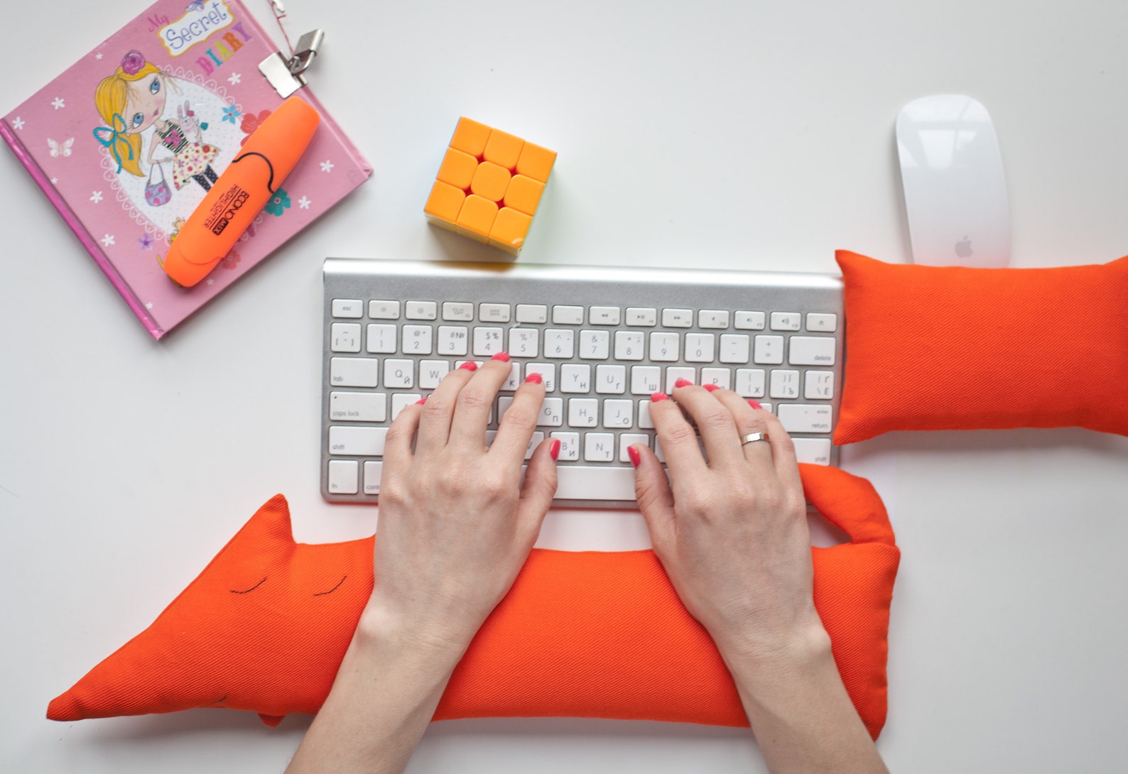 Fox desk accessories Office supplies Stuffed animal employee | Etsy