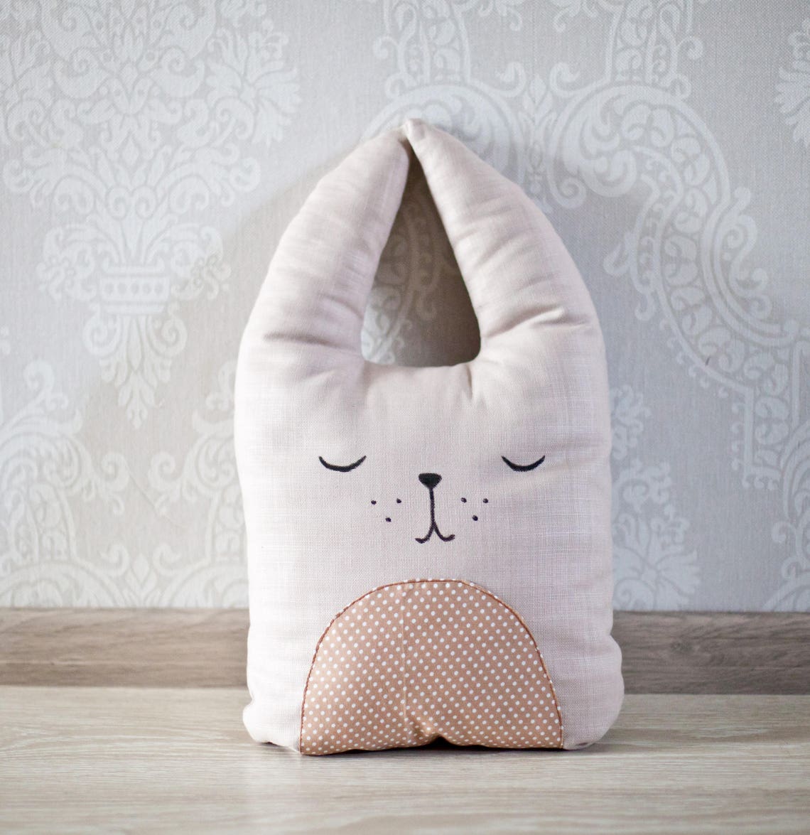 Hare Cushion Pillow Rabbit Nursery Throw Pillow for Master Bedroom ...