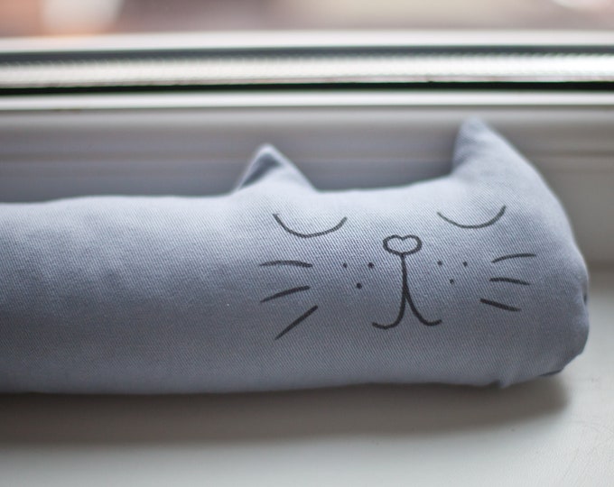 Door Draft Stopper Filled Cat Animal Christmas Extra Long - Etsy