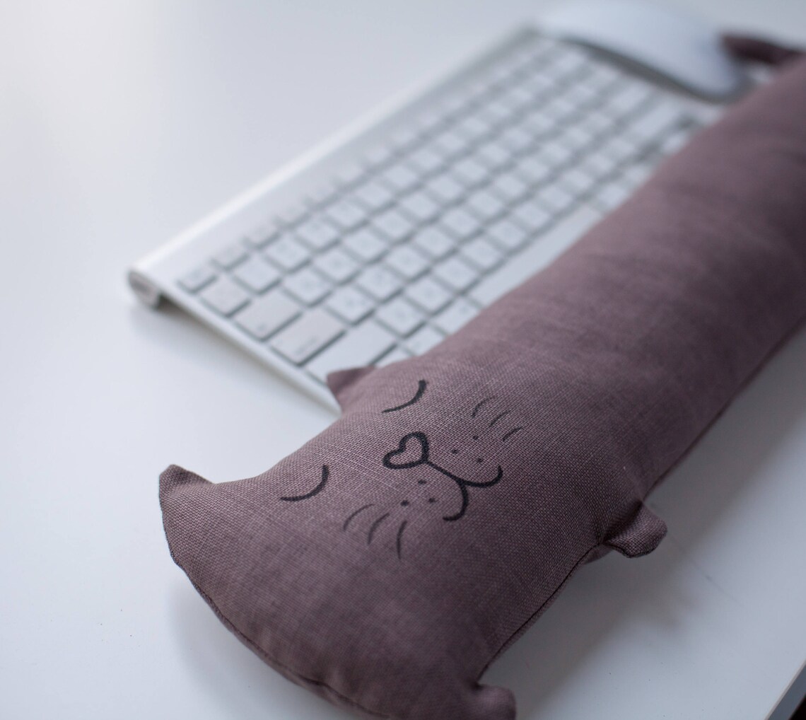Keyboard pillow cushion rest set wrist rest cat bag mouse pad | Etsy