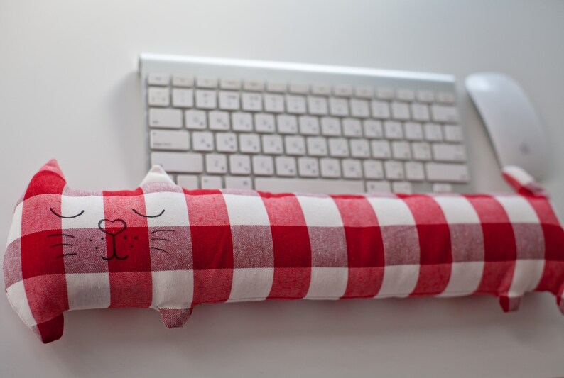 Keyboard Wrist Rest Black Cat Dog Mouse Pad Wrist Support | Etsy