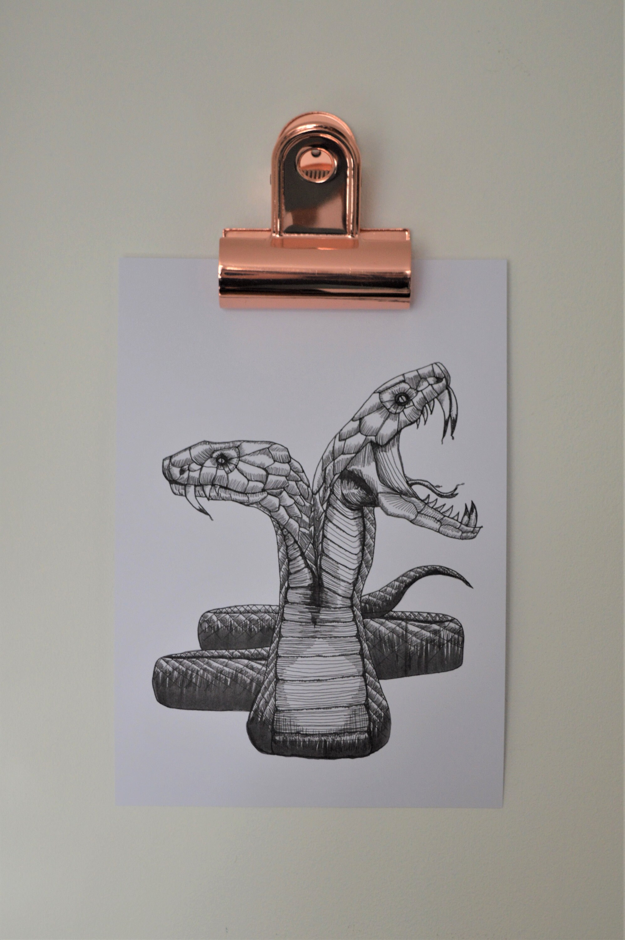 Reptile Pen and Ink Illustration Gifts Croc Chameleon - Etsy