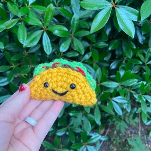Taco Keychain , Tiny Taco , Kawaii Taco Keychain - Etsy