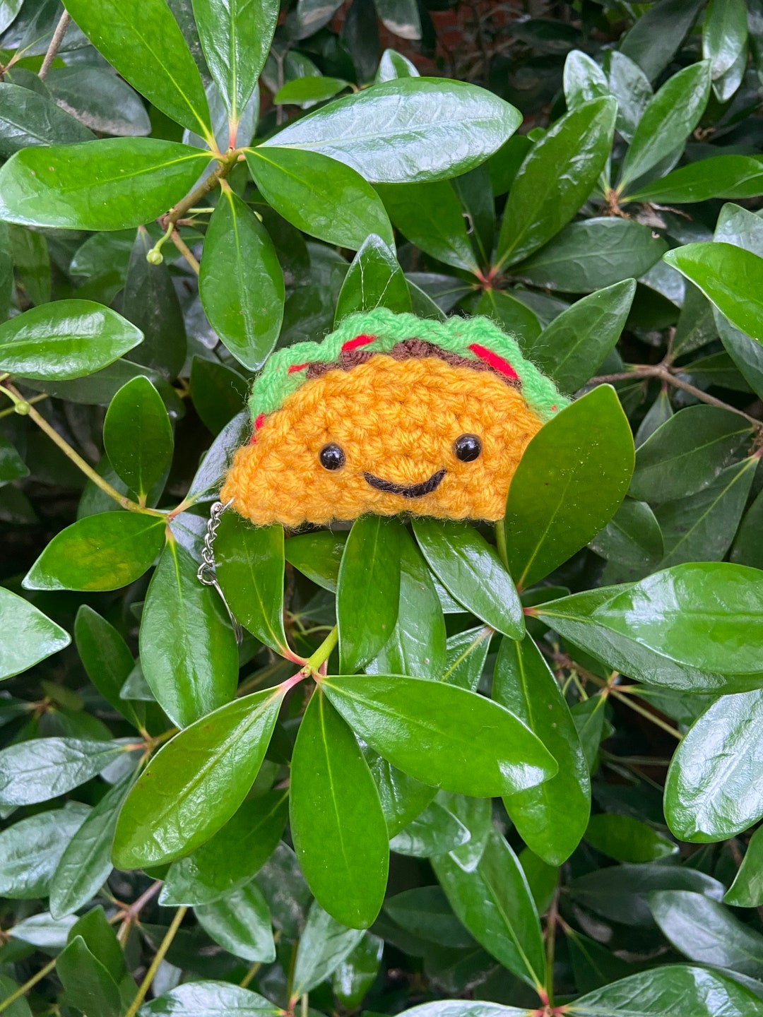 Taco Keychain , Tiny Taco , Kawaii Taco Keychain - Etsy