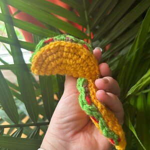 Taco Keychain , Tiny Taco , Kawaii Taco Keychain - Etsy