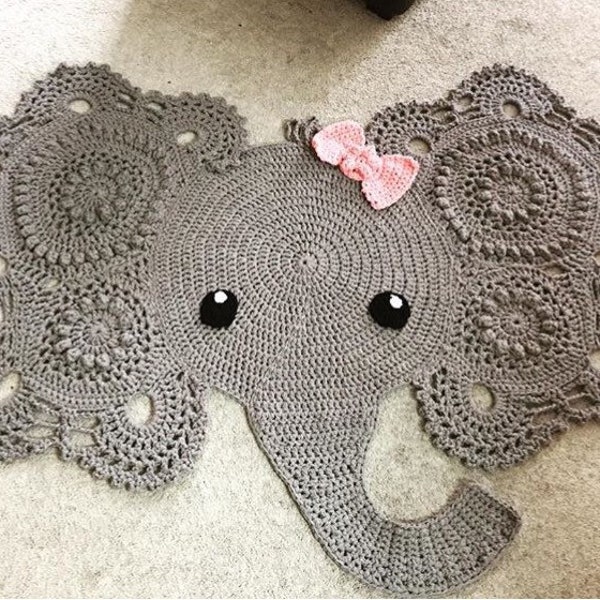 Elephant Rug - Etsy