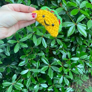 Taco Keychain , Tiny Taco , Kawaii Taco Keychain - Etsy
