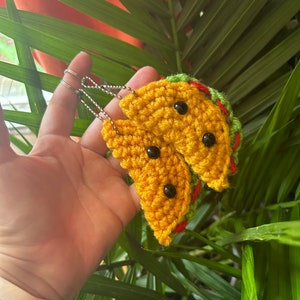 Taco Keychain , Tiny Taco , Kawaii Taco Keychain - Etsy