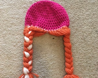 Frozen Anna Hat - Etsy