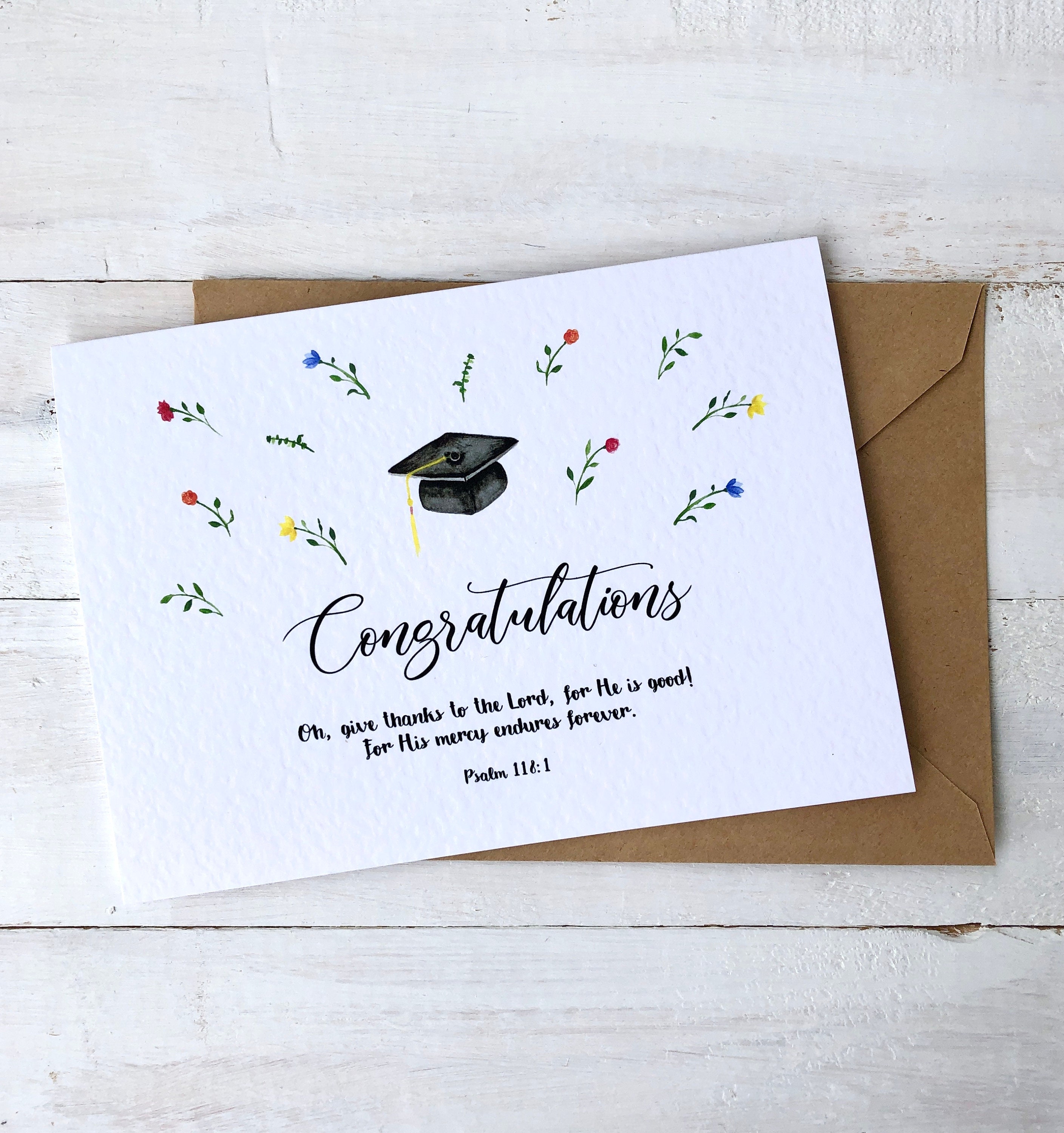 Graduation Card Christian Graduation Card Graduation | Etsy