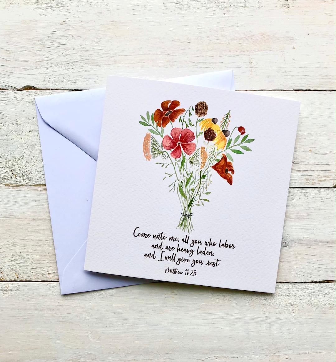 Sympathy Card Christian Comfort Grief and Mourning Cards Bible Verse ...