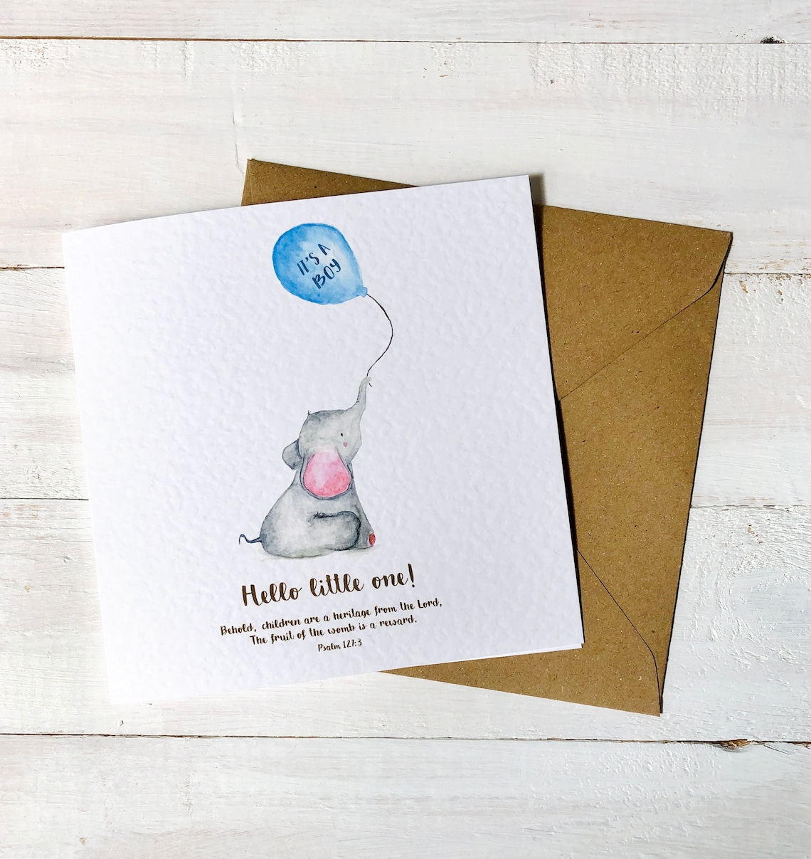 New Baby Boy Card | Christian Baby Cards | It's a Boy Card | Bible ...
