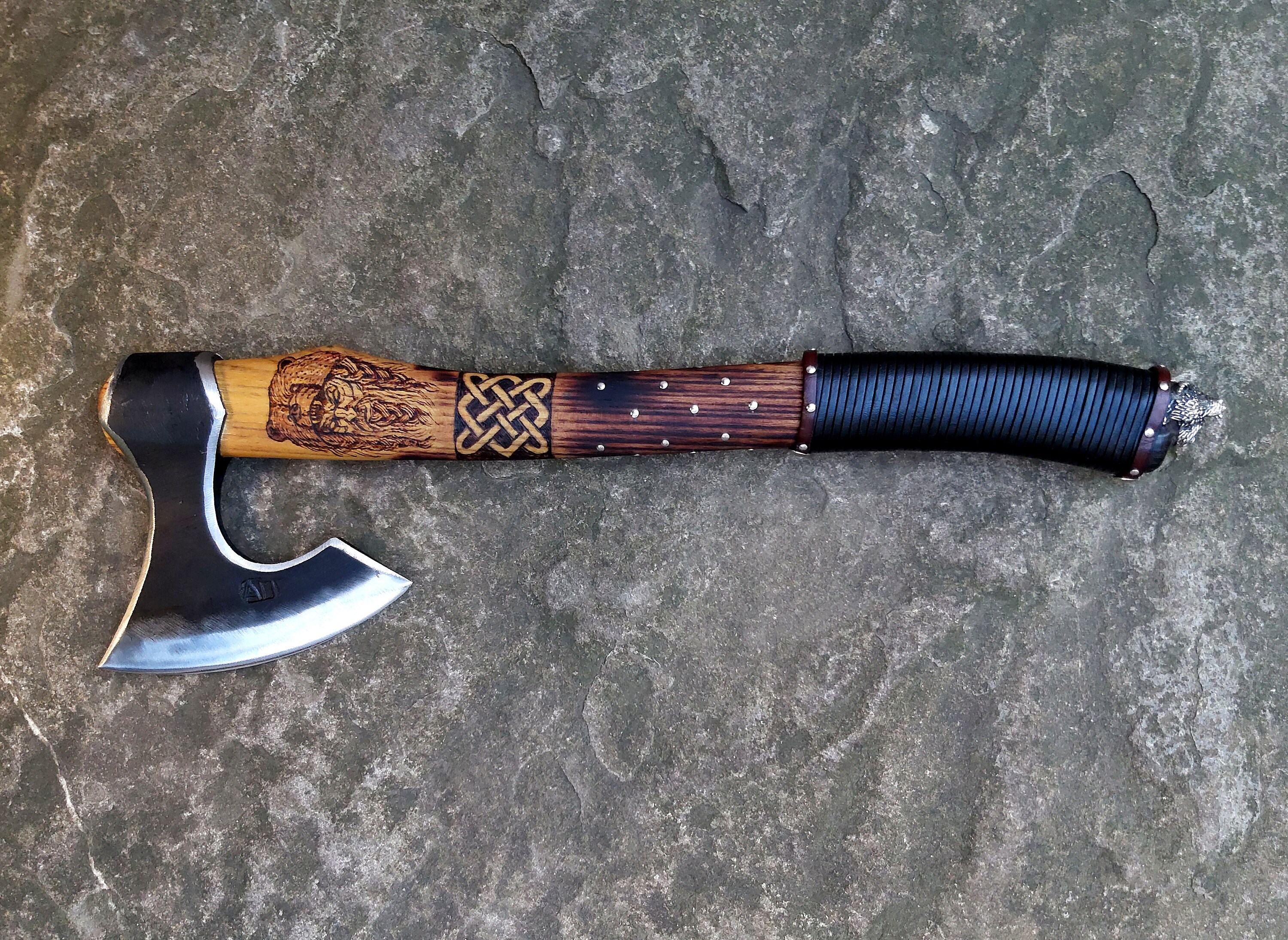 Woodworking & Carpentry mini Odin axe hand forged viking bearded ...