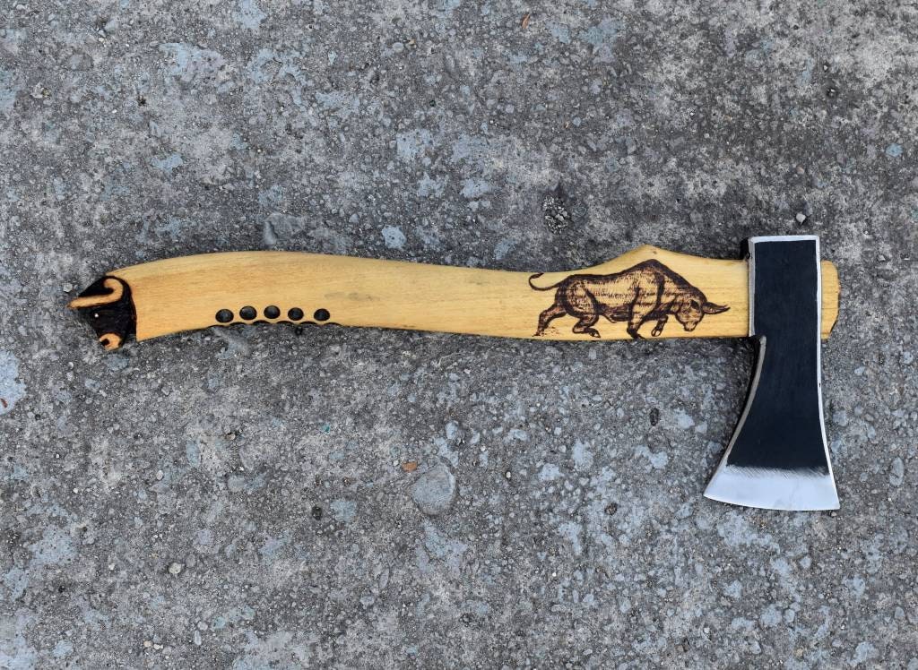 Native Bull Tomahawk camping Axe Battle Hatchet Throwing - Etsy