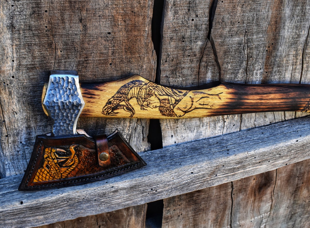 Axe Snake Bearded Hatchet Ax Woman Snake Ancient Battle Axe - Etsy