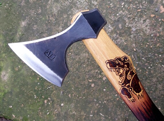 Woodworking & Carpentry mini Odin axe hand forged viking bearded ...