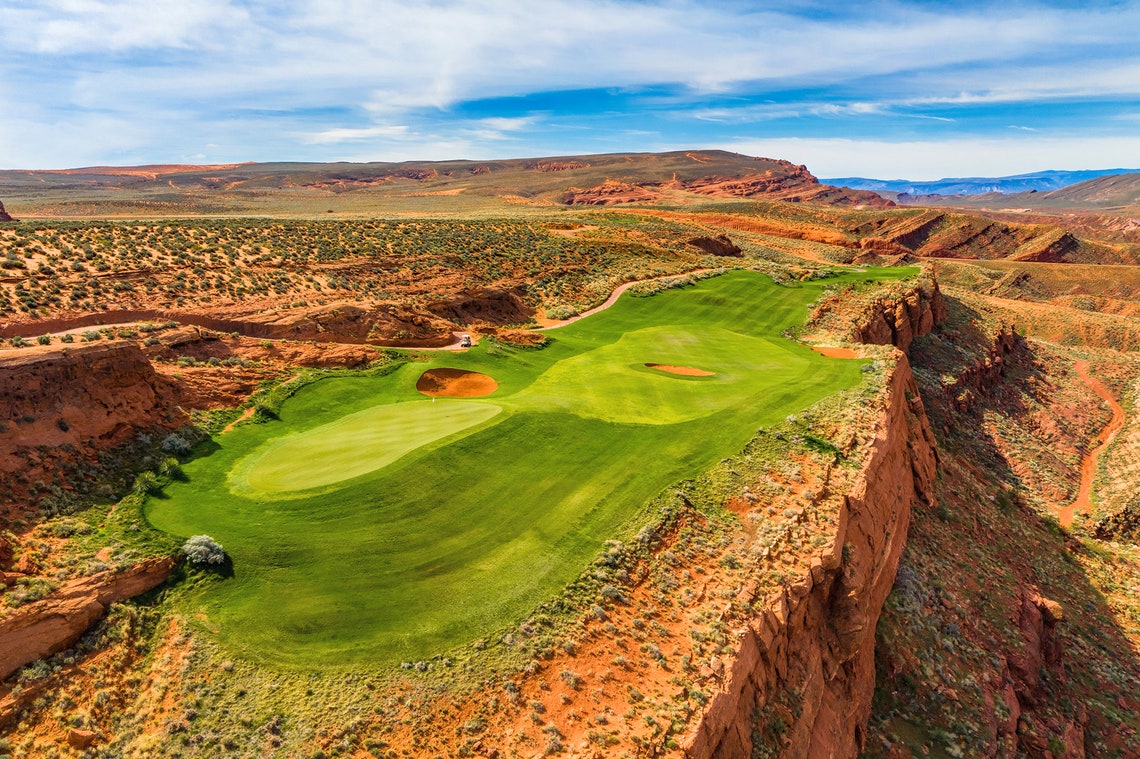 Sand Hollow Golf Course, Hole #13 - V2 - Fine Art Golf Prints - Etsy