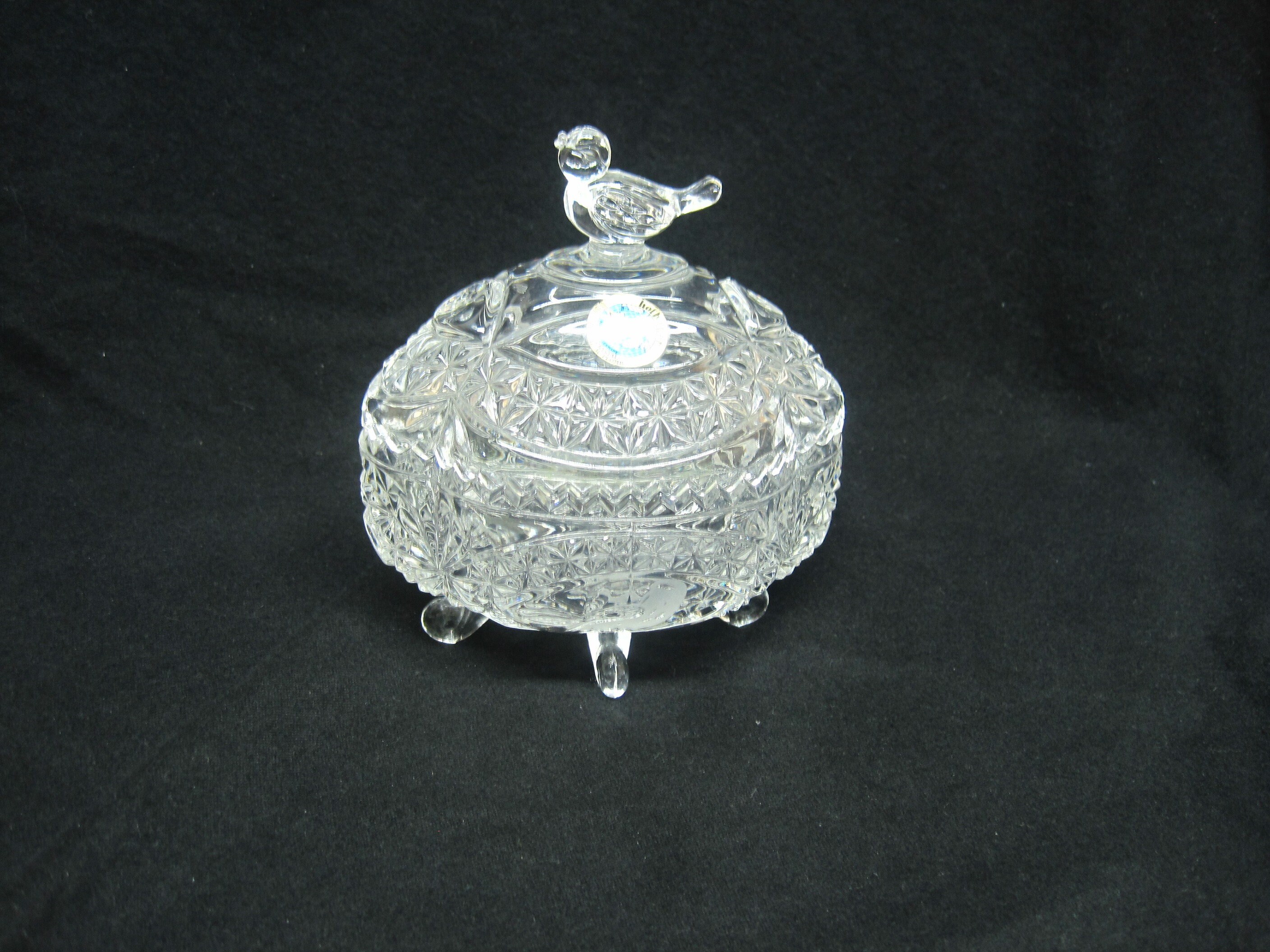 Germany Hofbauer Byrd's Lead Crystal Lidded Candy Dish - Etsy España