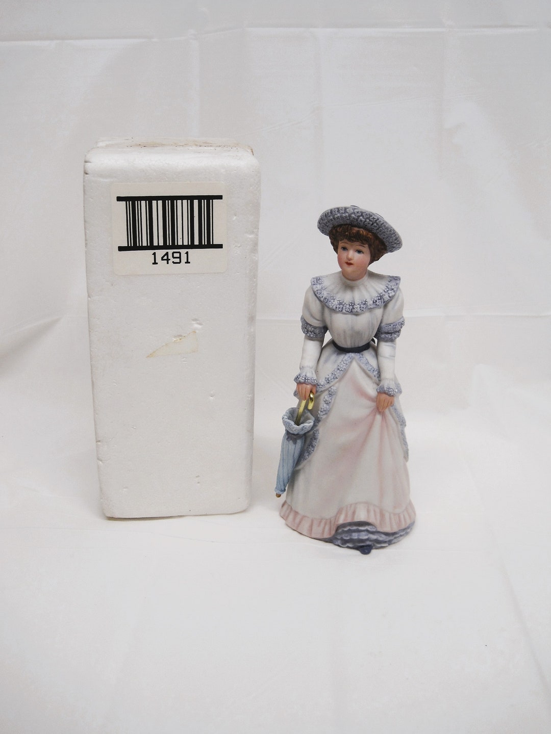 HOMCO / Home Interiors Penelope Porcelain Figurine 1491, Victorian ...