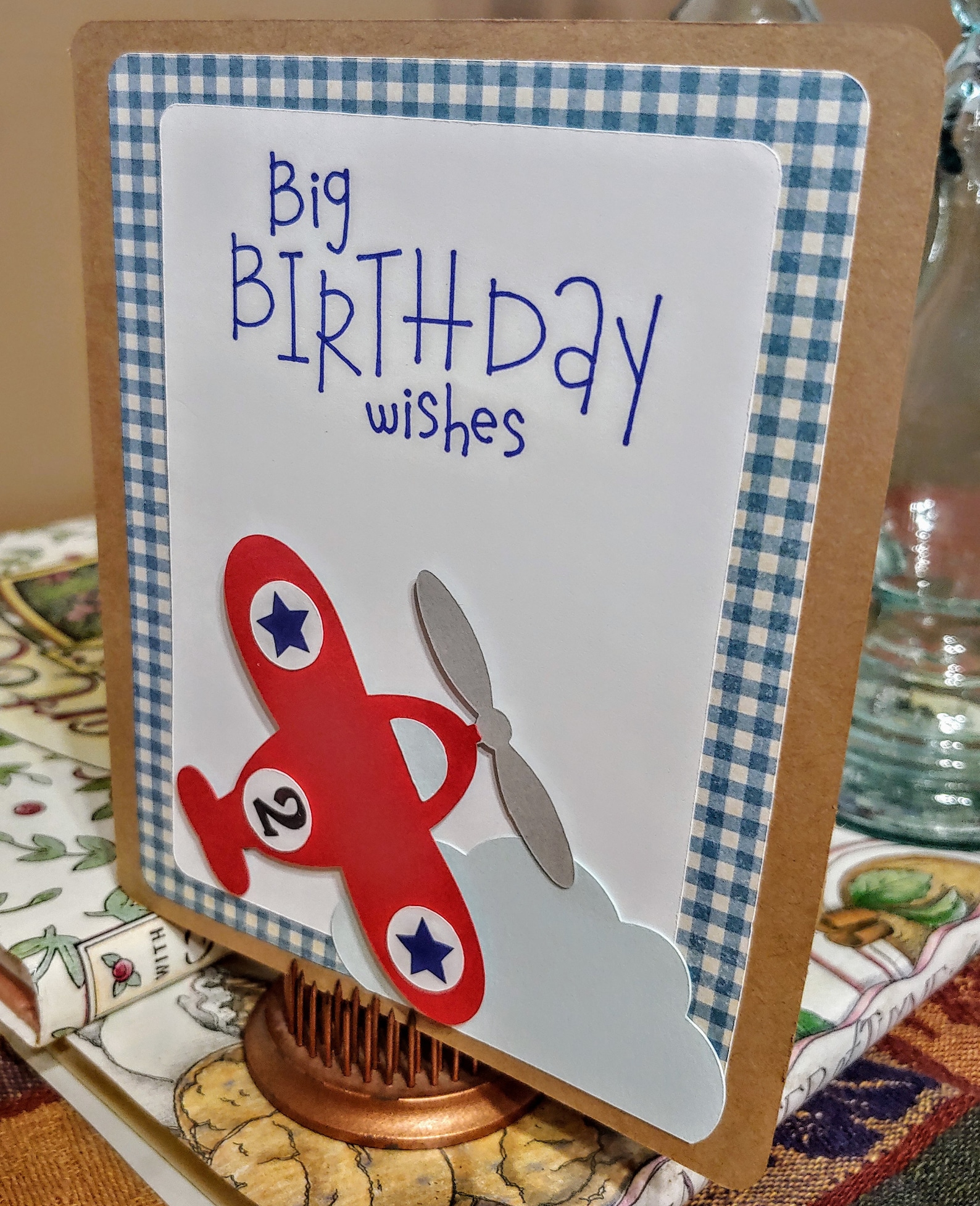 Airplane Birthday Card - Etsy