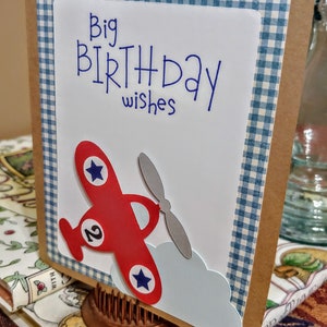Airplane Birthday Card - Etsy