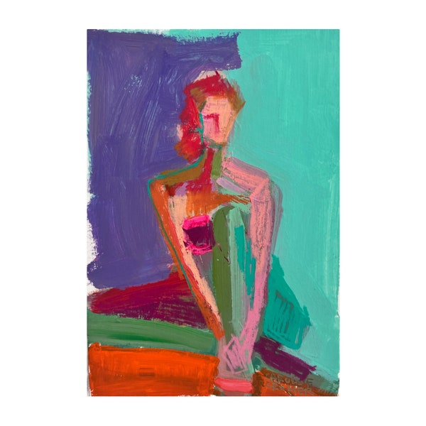 Abstract Figure Art - Etsy