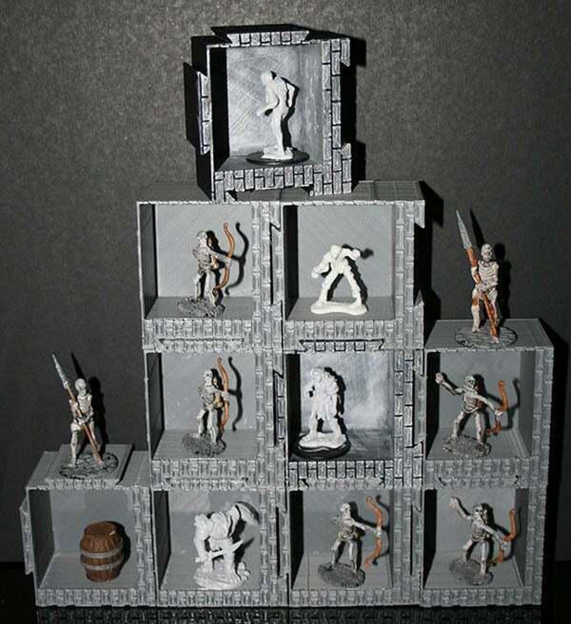 Custom 3D Printed Miniature | PLA RPG Mini (gray), STL File Required - Etsy