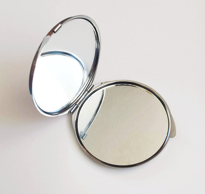 Personalised Robin Pocket Mirror, Robin Illustration, Robin Compact ...