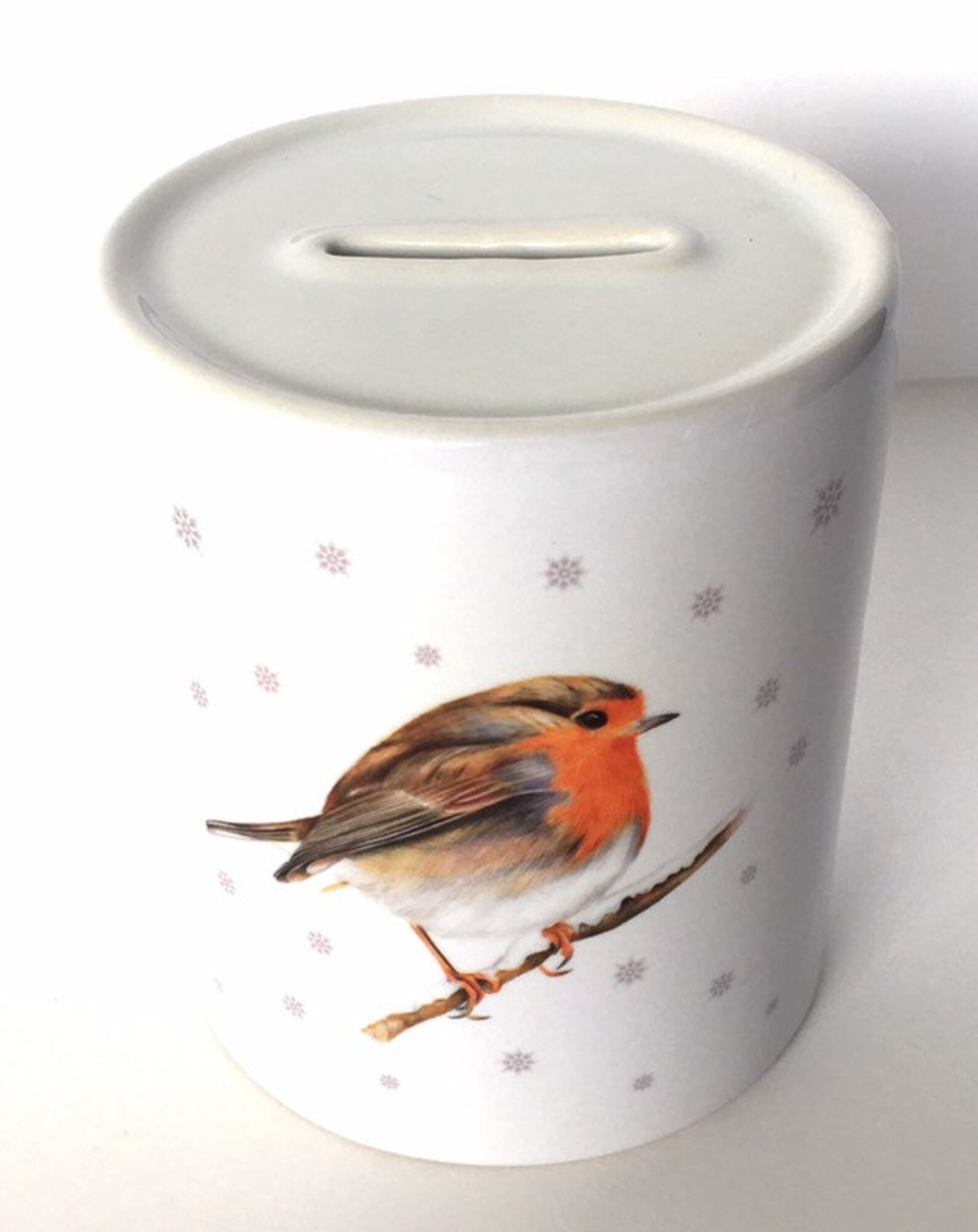 Unique Christmas Robin Ceramic Money Box Which Can Be Personalised for ...