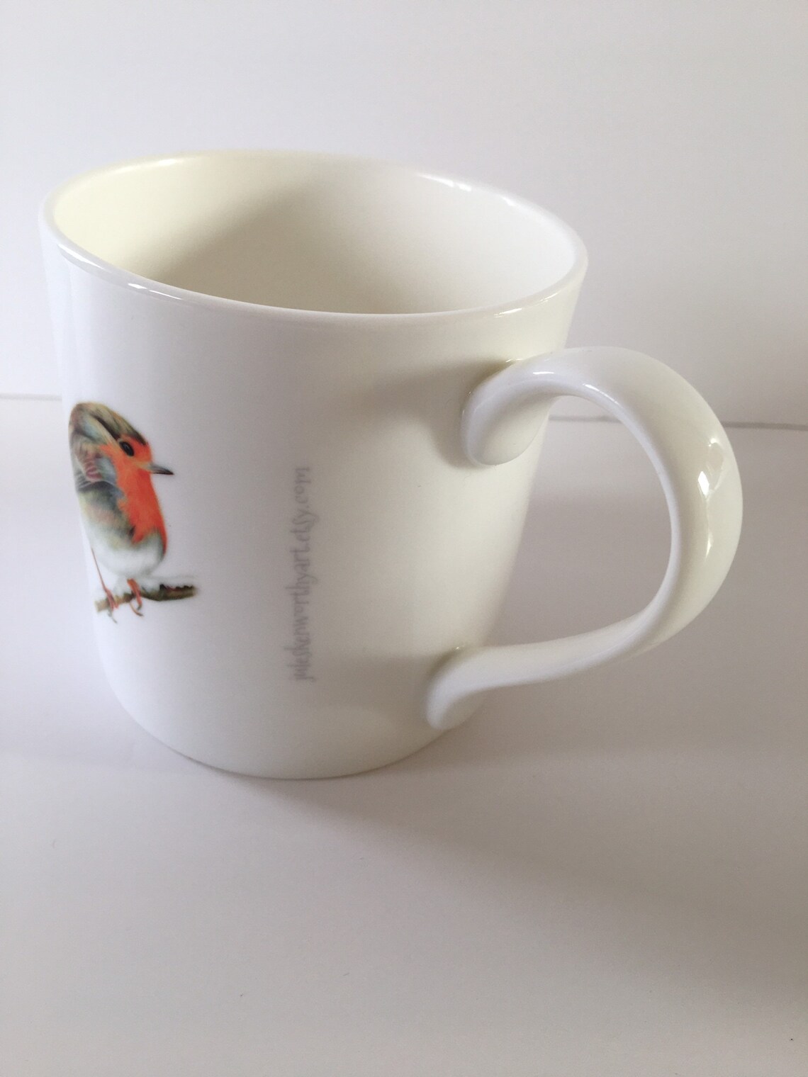 Bone China Robin Mug Gift Set, Robin Bone China Mug, Robin Illustration ...