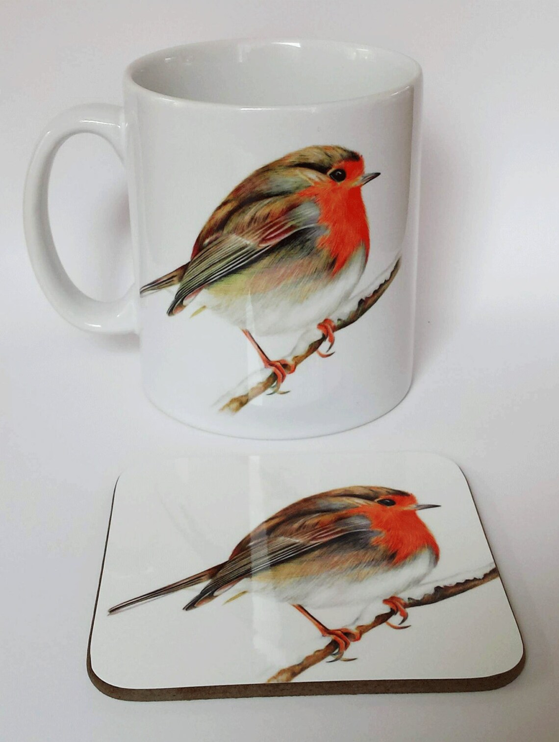 Personalised Robin Gift Set Robin Ceramic Mug Robin - Etsy UK