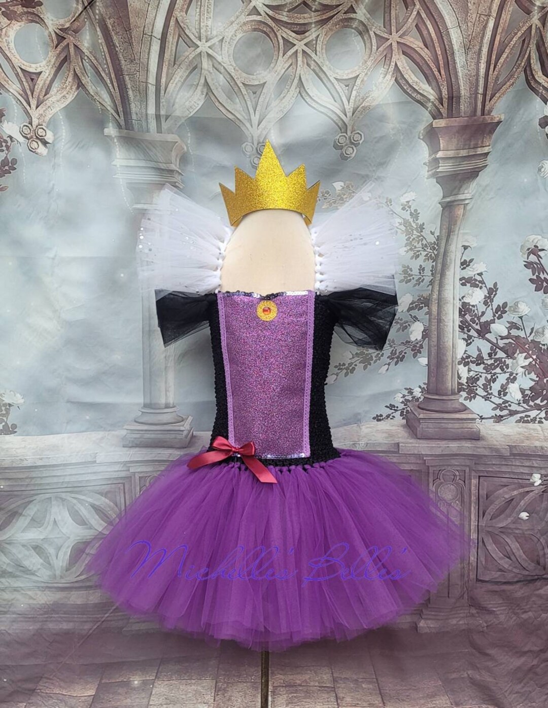 Snow White Villain Evil Queen Style Tutu Dress - Etsy