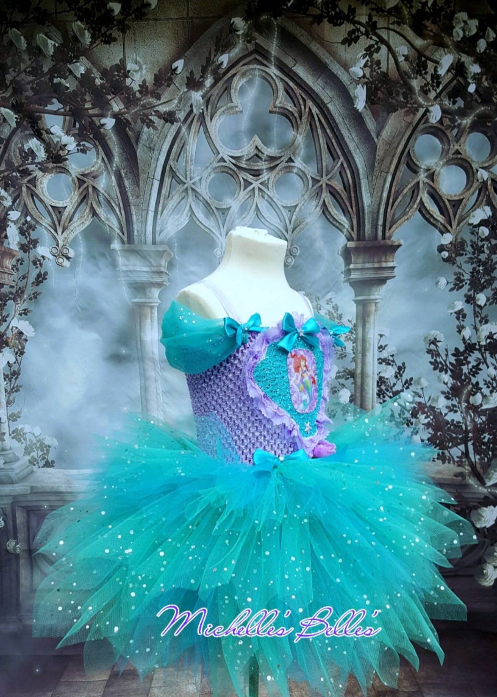 Ariel the Little Mermaid Style Tutu Dress - Etsy