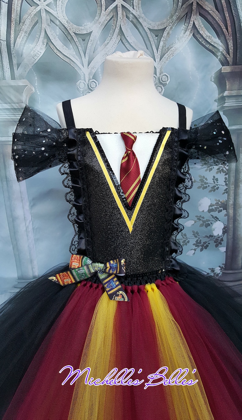 Harry Potter Hermione Gryffindor School Girl Style Tutu Dress - Etsy