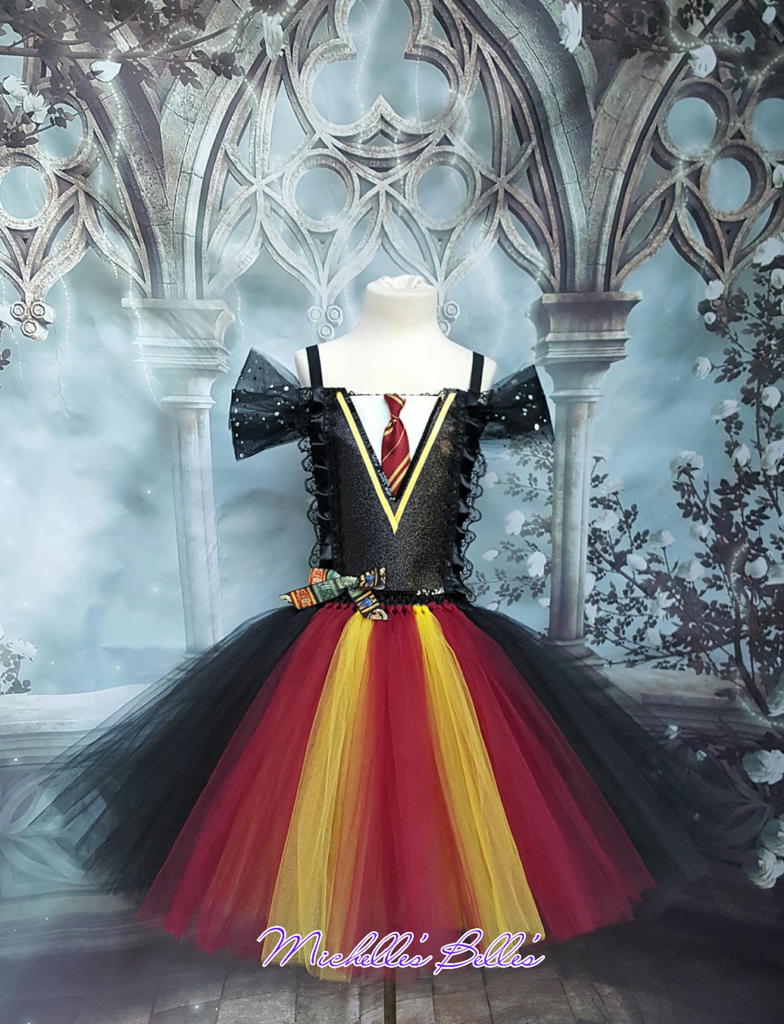 Harry Potter Hermione Gryffindor School Girl Style Tutu Dress - Etsy