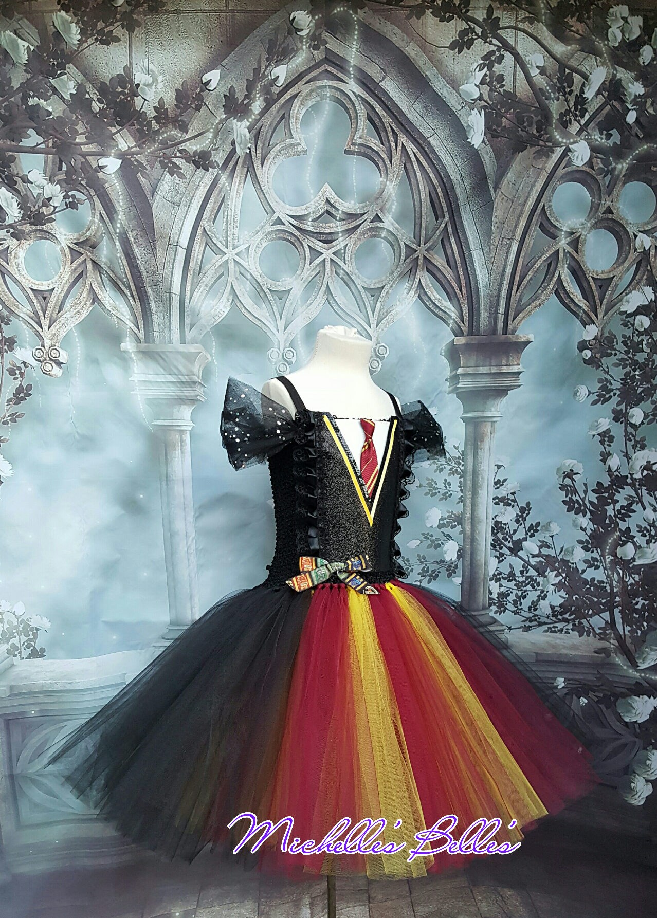 Harry Potter Hermione Gryffindor School Girl Style Tutu Dress - Etsy