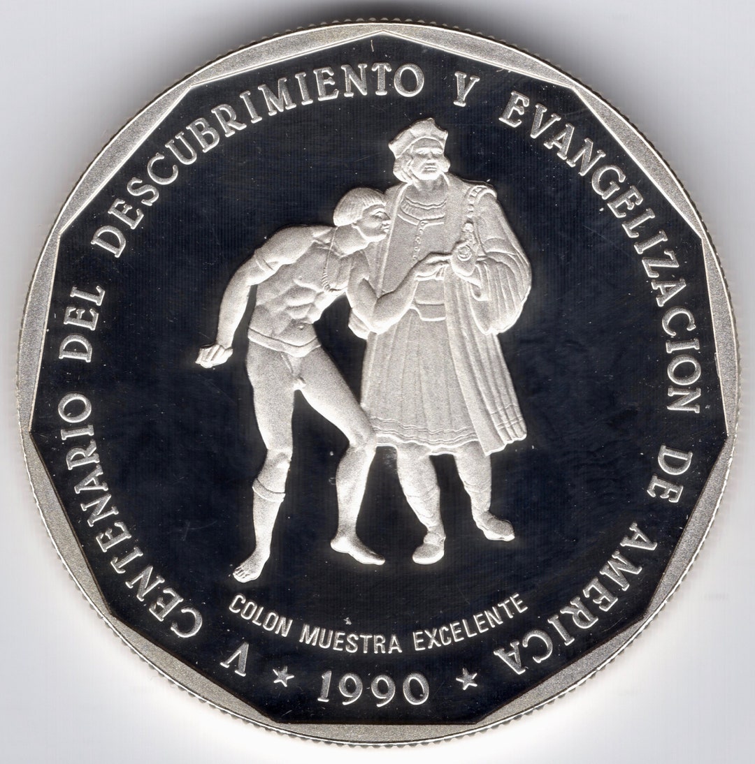 1990 Dominican Republic Silver Proof One Peso (G26) - Etsy