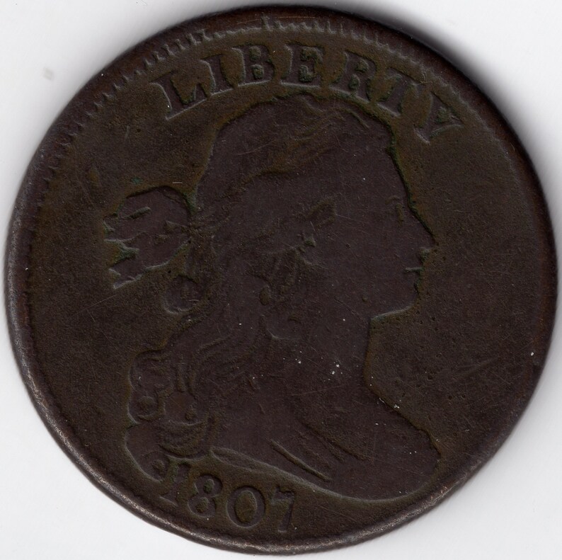 1807 Large US Cent (L07) - Etsy