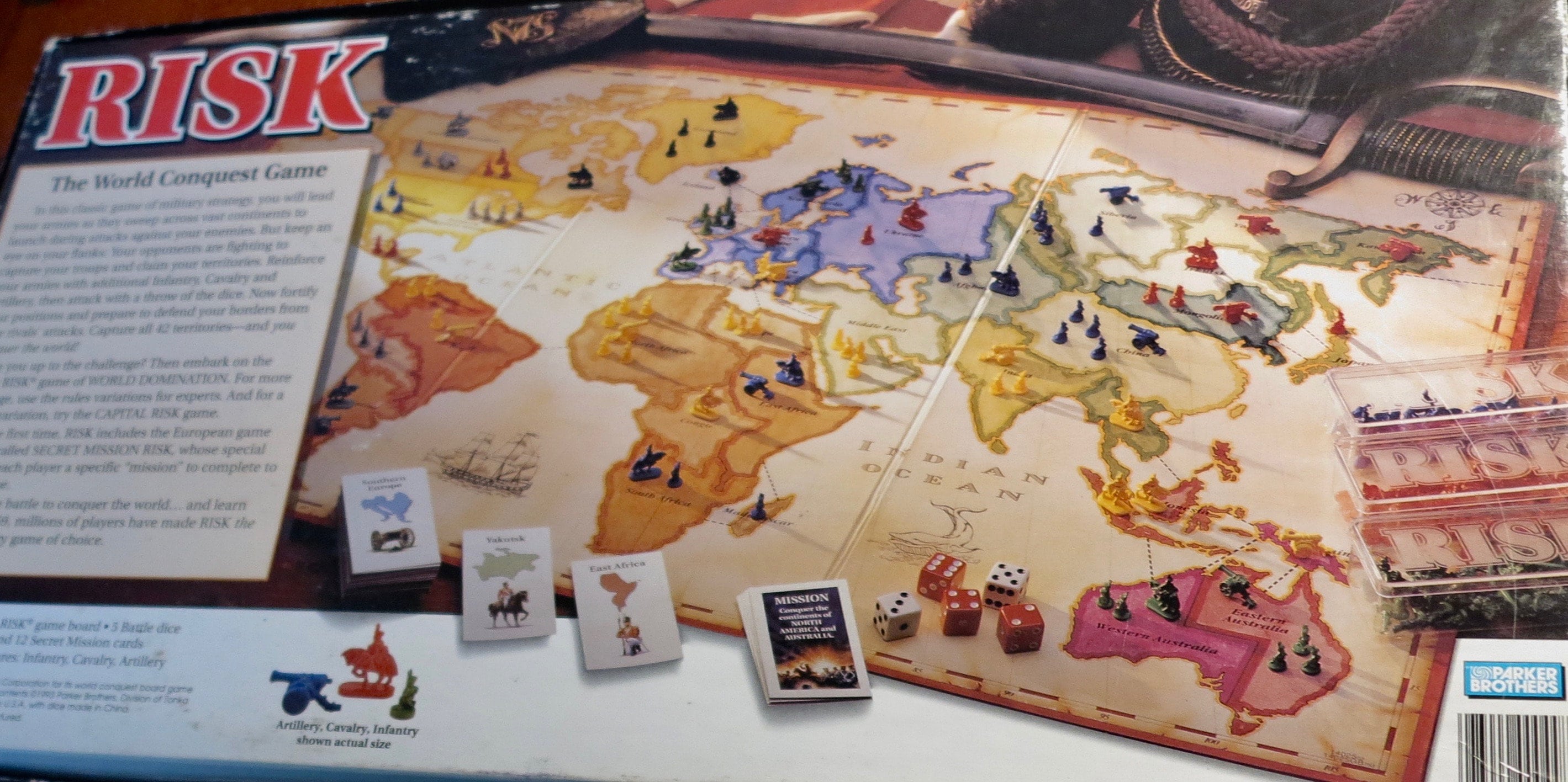 Vintage Risk Board Game - Etsy