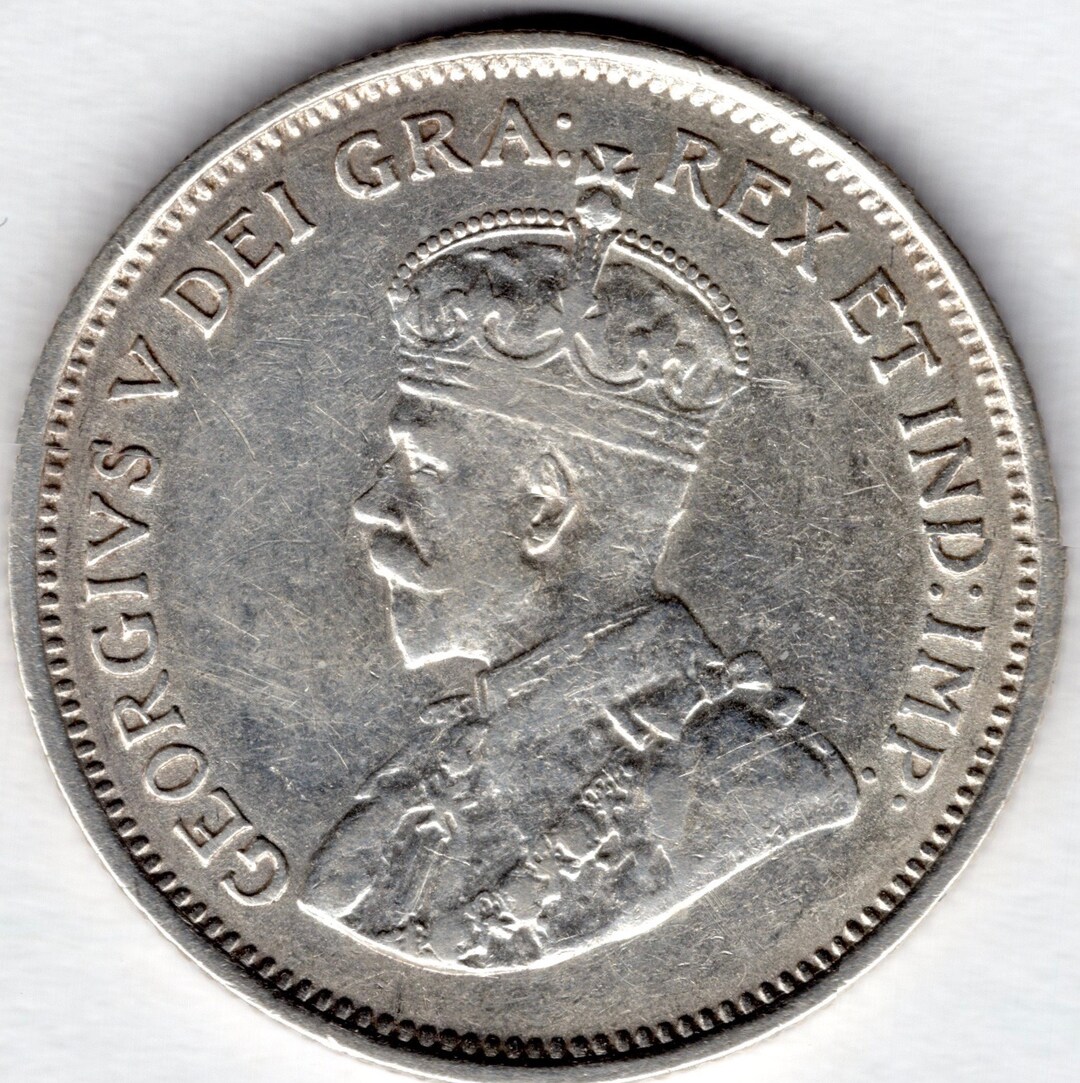 1921 Silver King George Cyprus Four and a Half Piastres (CP5) - Etsy