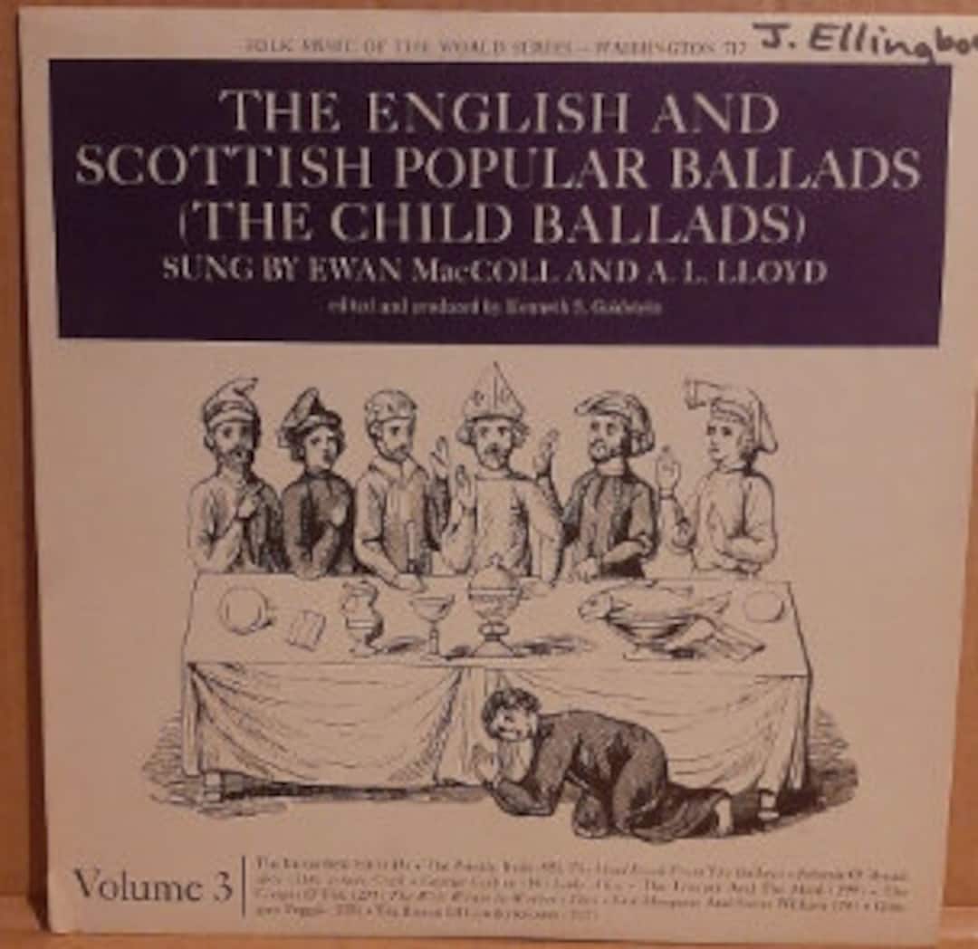 The English and Scottish Popular Ballads (the Child Ballads) - Vinyl ...