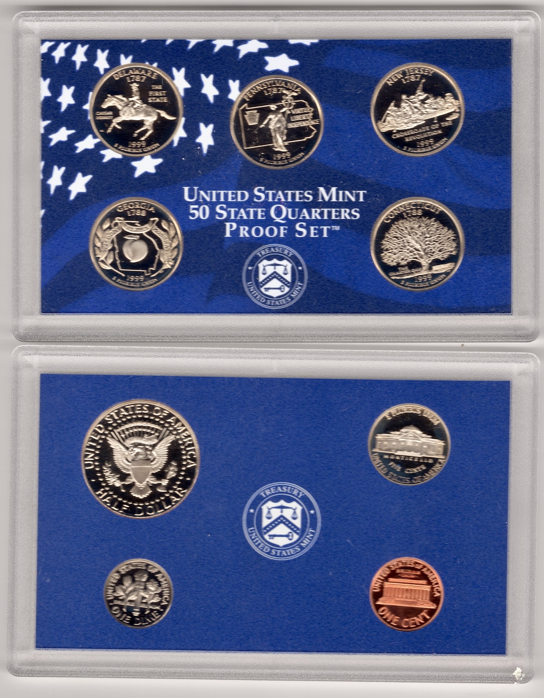 1999 U.S Mint Nine Coin Proof Set (G7) - Etsy