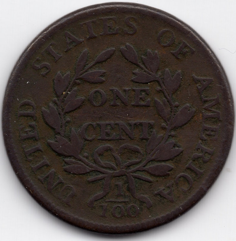 1807 Large US Cent (L07) - Etsy