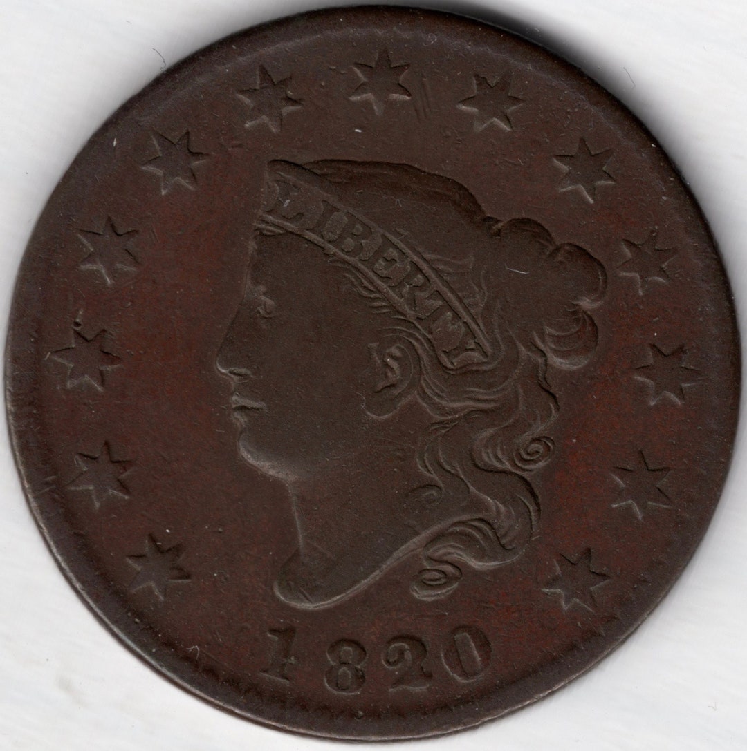 1820 Copper Large US Cent (L20) - Etsy