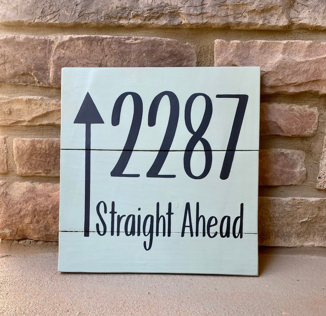 Hanging Address Sign Arrow Address Sign House Address Sign - Etsy